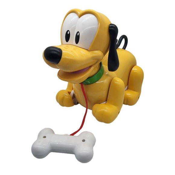 Disney | Toys | Pluto Pull Roll Along Barking Musical Puppy Dog Disney ...